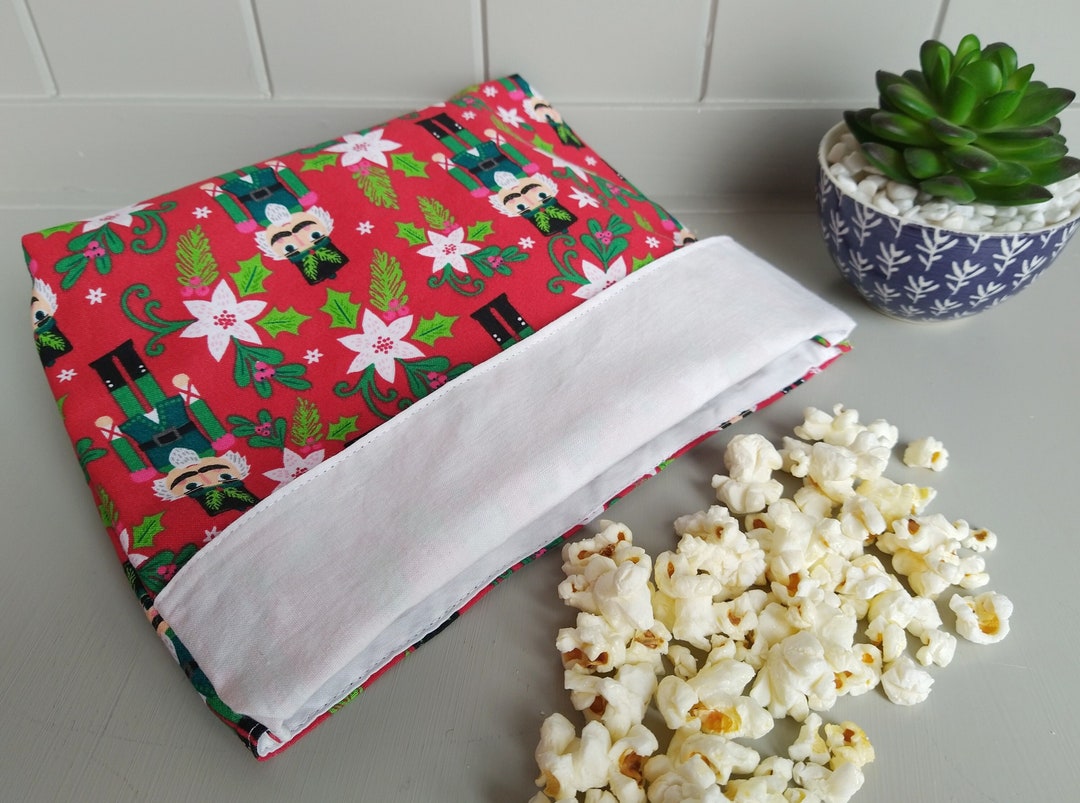 Microwave Popcorn Bag / Popcorn Bag / Reusable Popcorn Bag / Reusable ...