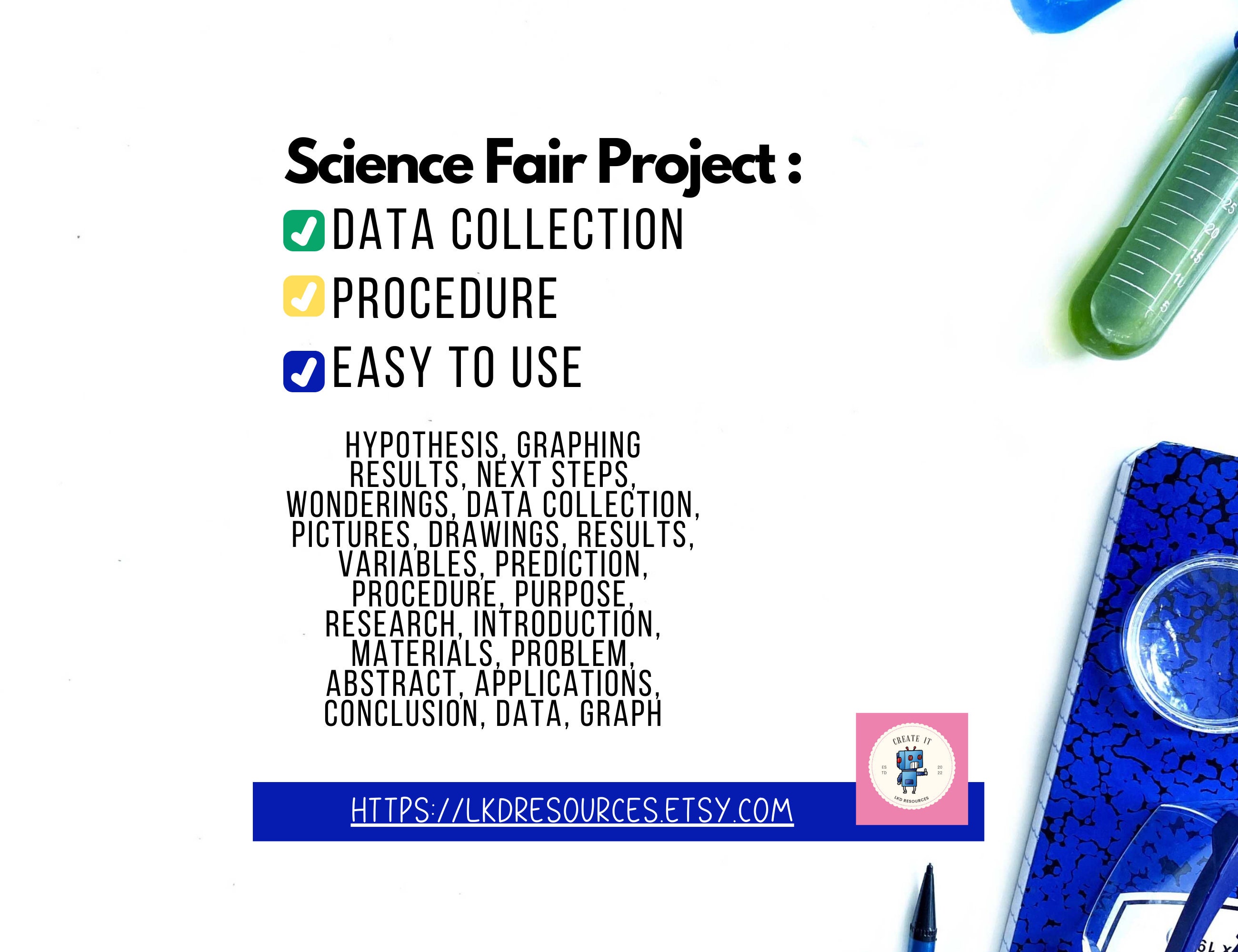 Science Fair Display Boards Labels,science Fair Project Labels, Science ...