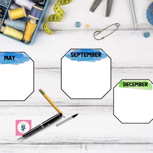 Birthday Bulletin Board Classroom Birthday Bulletin Board Blue Green ...