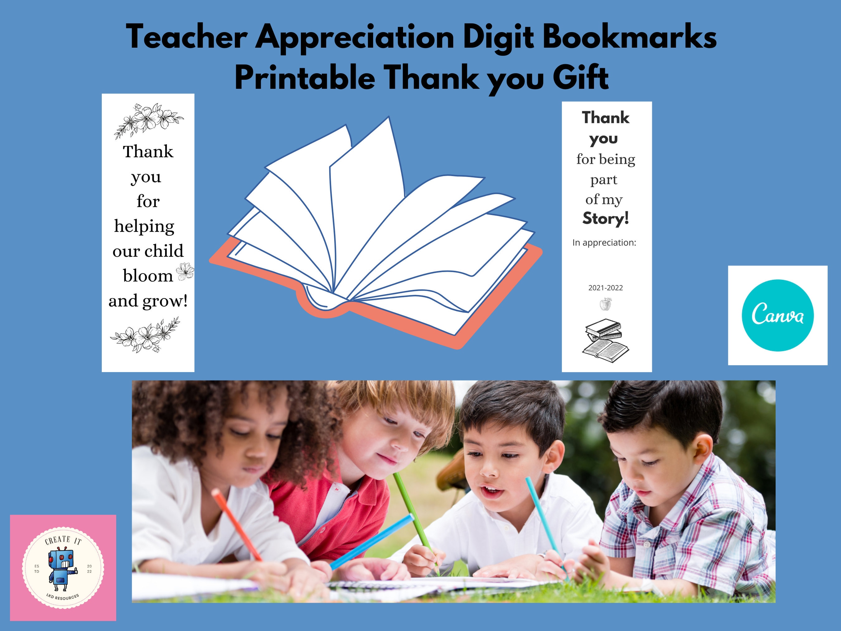 Printable Teacher Bookmarks, Two Different Inspirational Sayings on ...