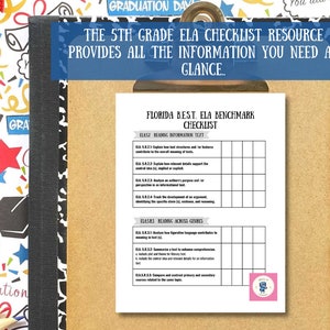 Florida 5th Grade B.E.S.T. Standards English Language Arts Benchmark ...