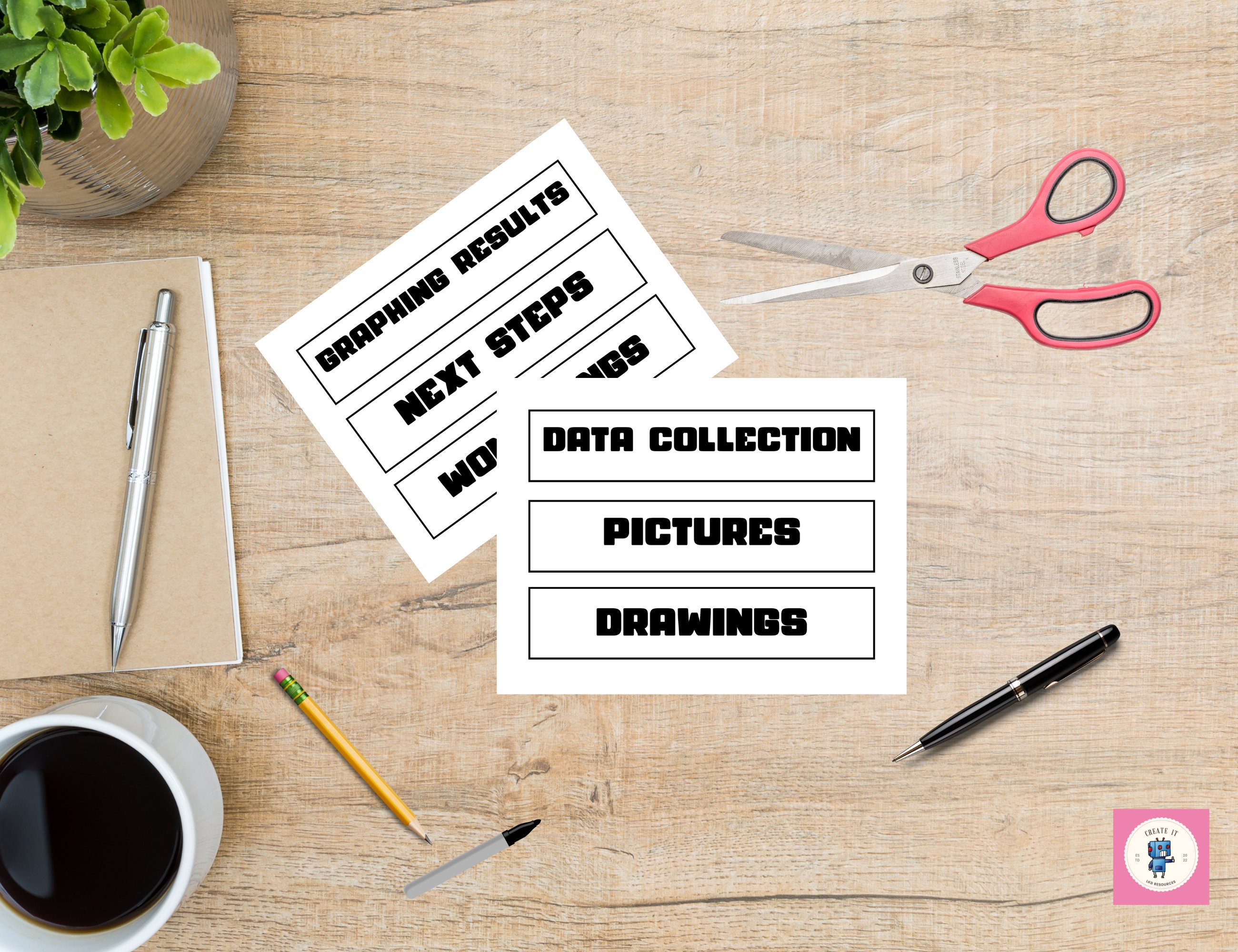 Printable Science Fair Project Labels: Display Board Titles (digital ...