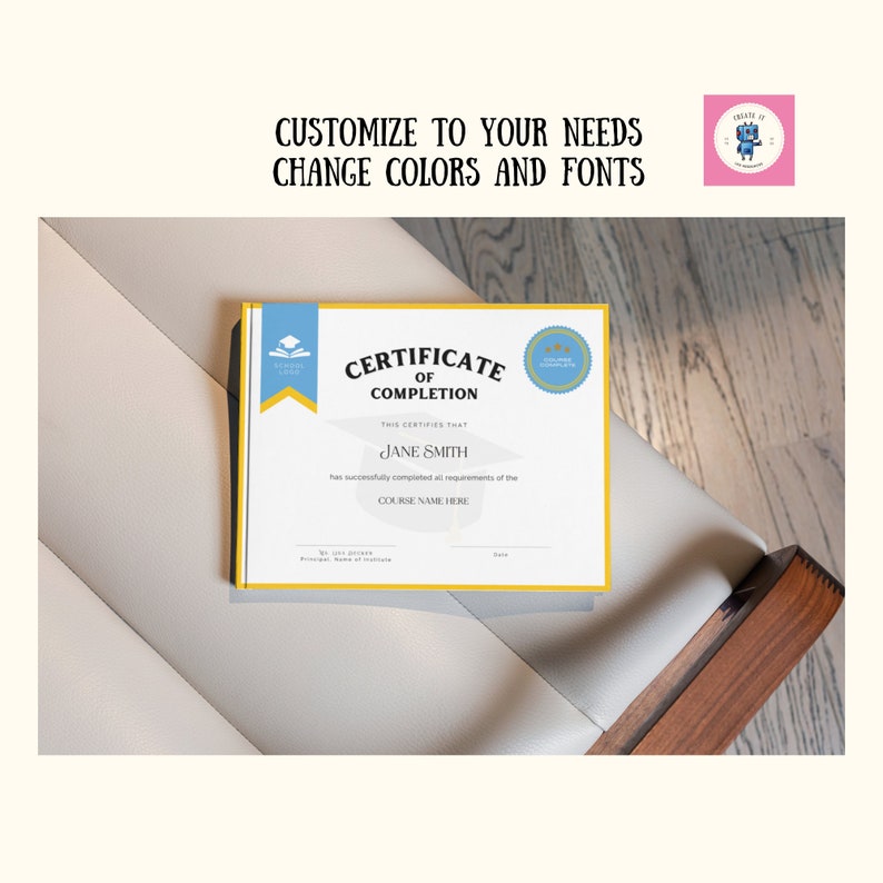 Template Certificate of Appreciation, Certificate of Completion ...