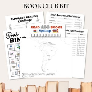 Printable Reading Tracker, Track Your Reading Progress With Maps and ...
