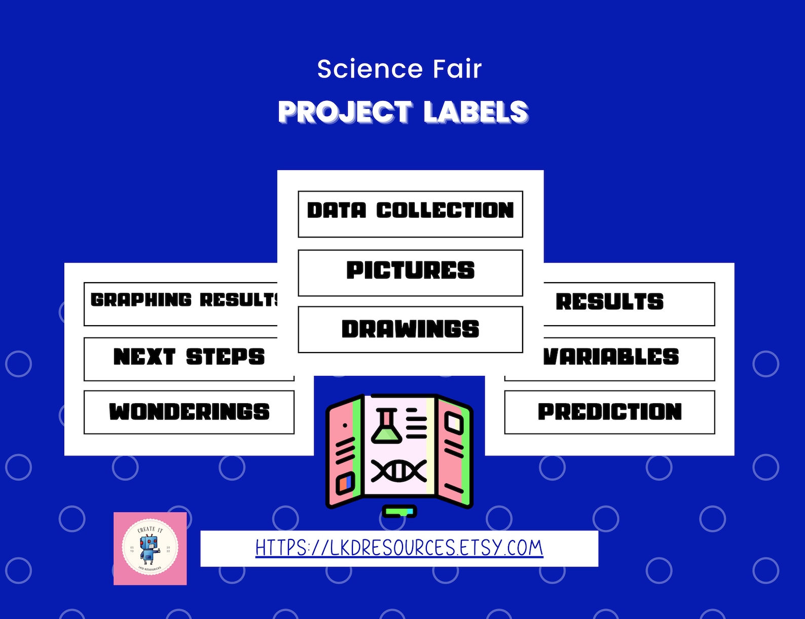 Science Fair Display Boards Labels,science Fair Project Labels, Science ...