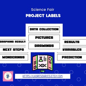 Science Fair Display Boards Labels,science Fair Project Labels, Science ...