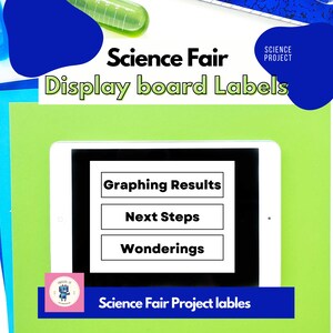 Science Fair Display Boards Labels,science Fair Project Labels, Science ...