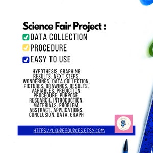 Printable Science Fair Project Labels: Display Board Titles (digital ...