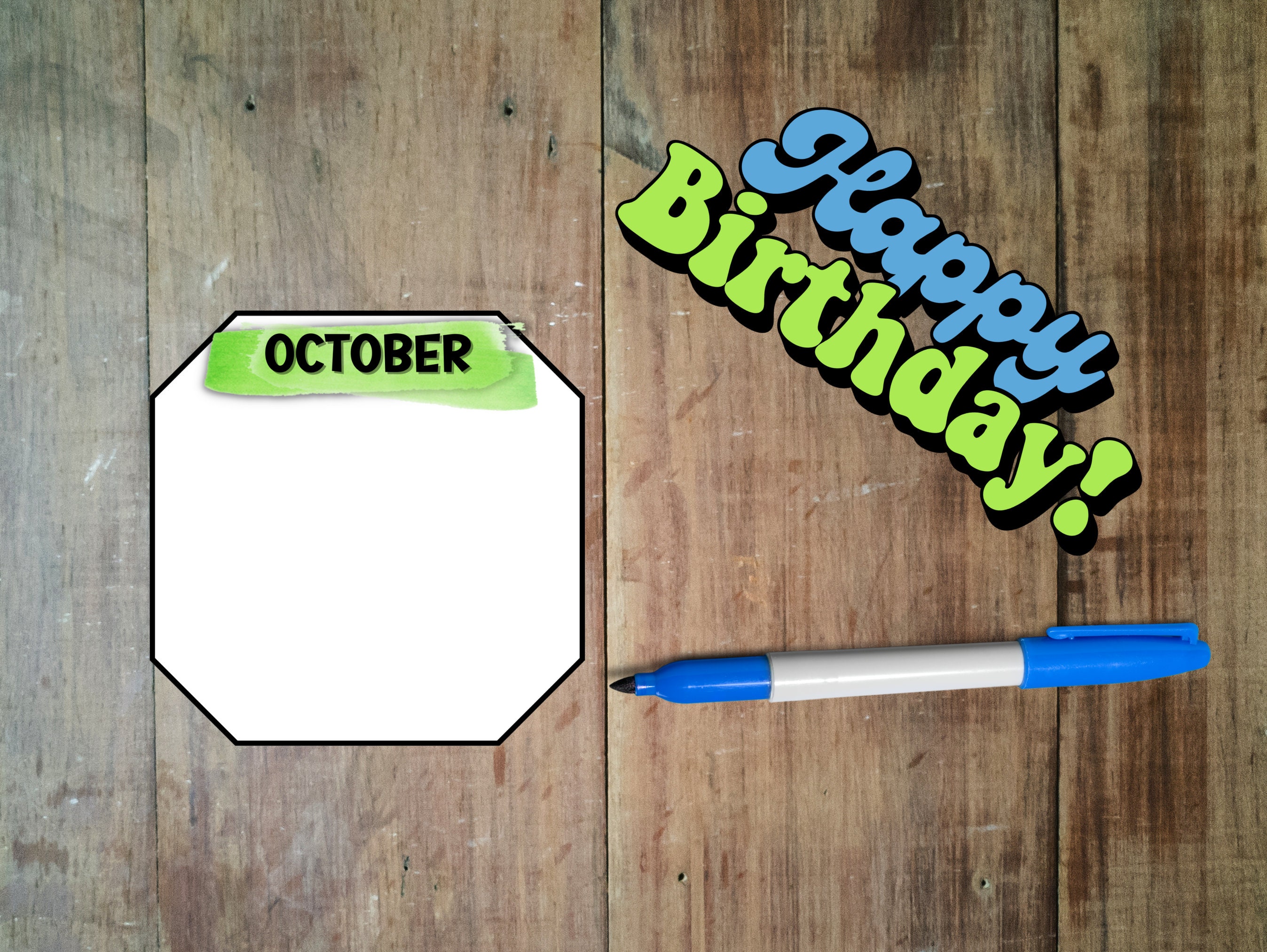 Birthday Bulletin Board Classroom Birthday Bulletin Board Blue - Etsy