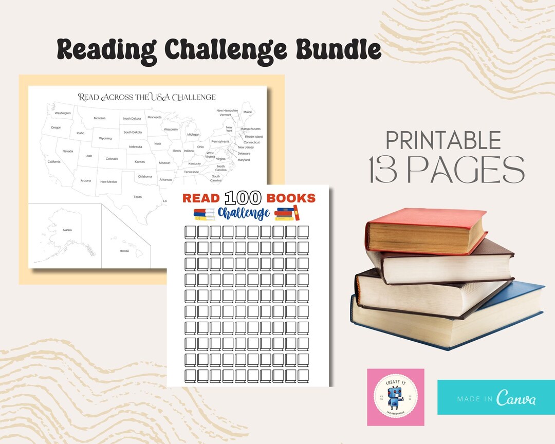 Printable Reading Tracker, Track Your Reading Progress With Maps and ...