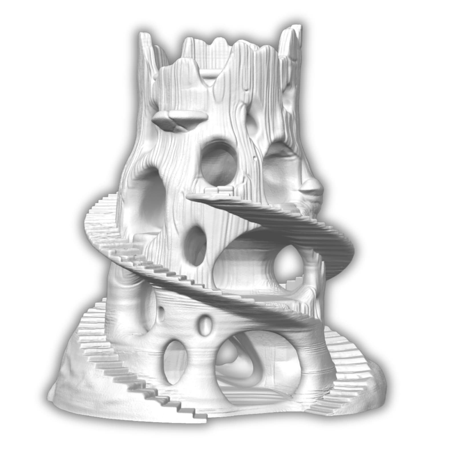 WILDSPIRE Tree House | Multi-tier Climbing Hide With Tunnels, Ledges ...