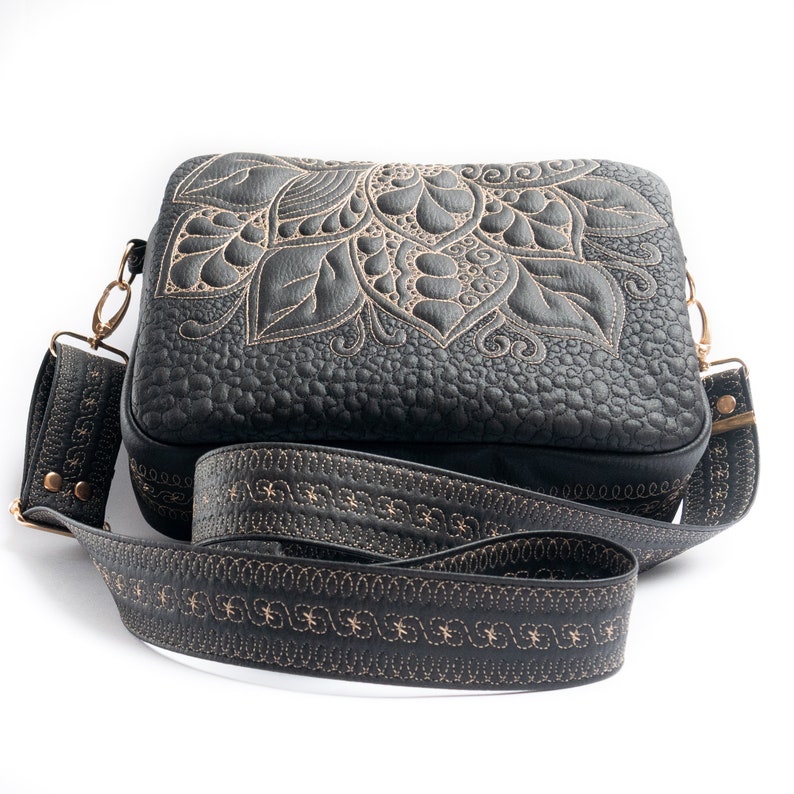 Quilted Crossbody Camera Style Bag With Guitar Purse Strap - Etsy