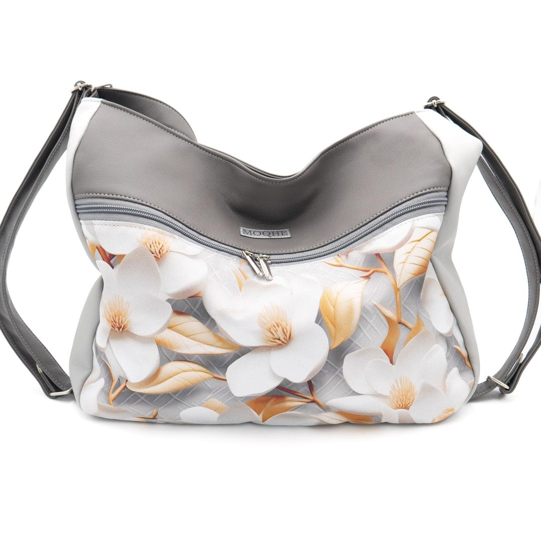 Floral 3in1 Convertible Backpack, Everyday 3 in 1 Large Crossbody Bag ...