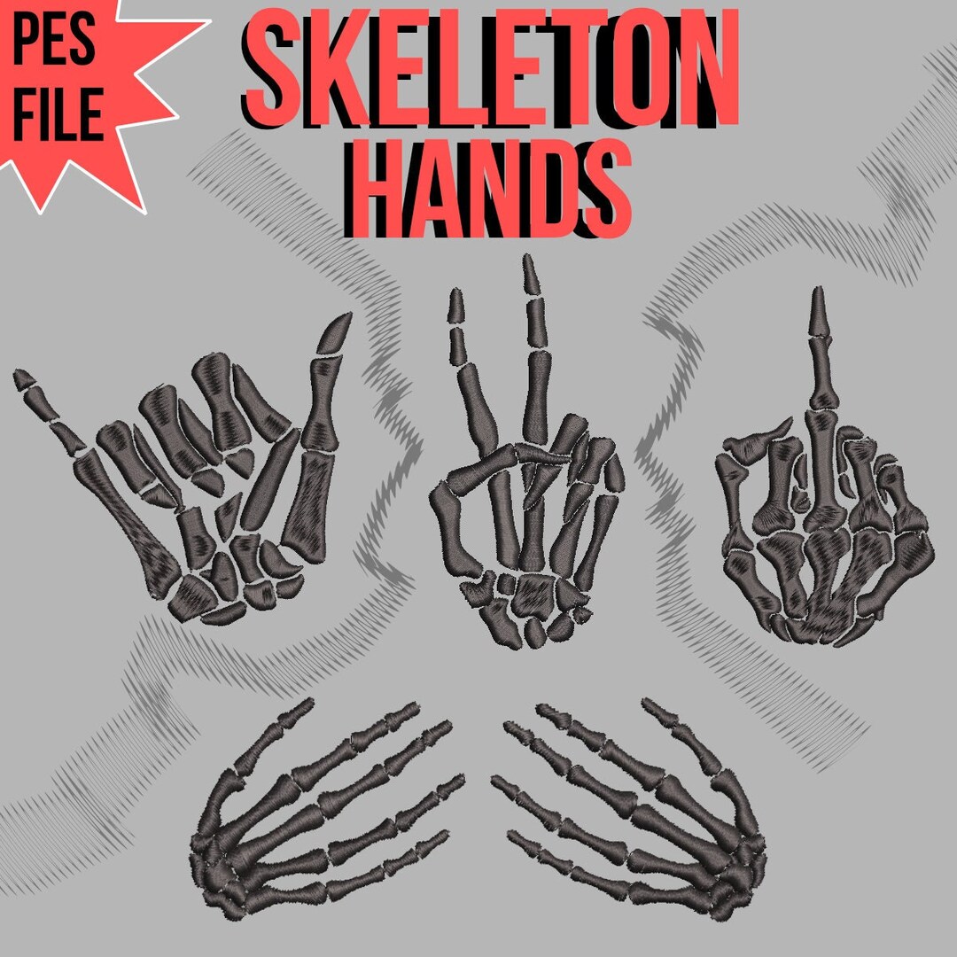 Spooky Skeleton Hands - Etsy