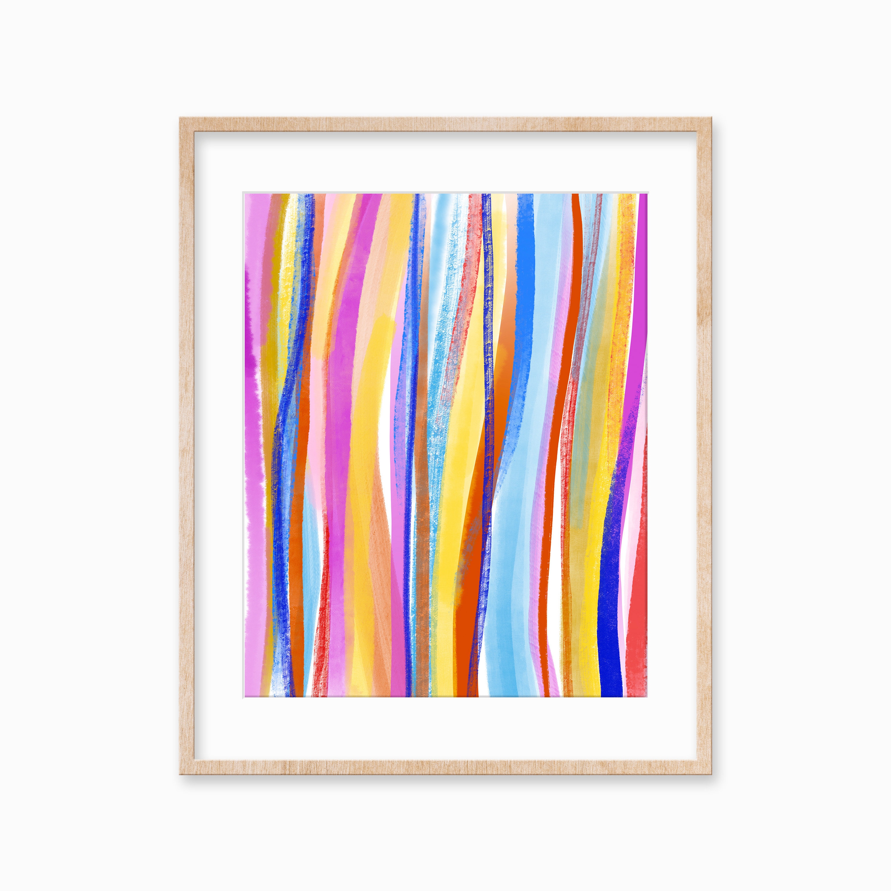 Set of Three Bold Prints Colorful Wall Art Abstract Wall - Etsy