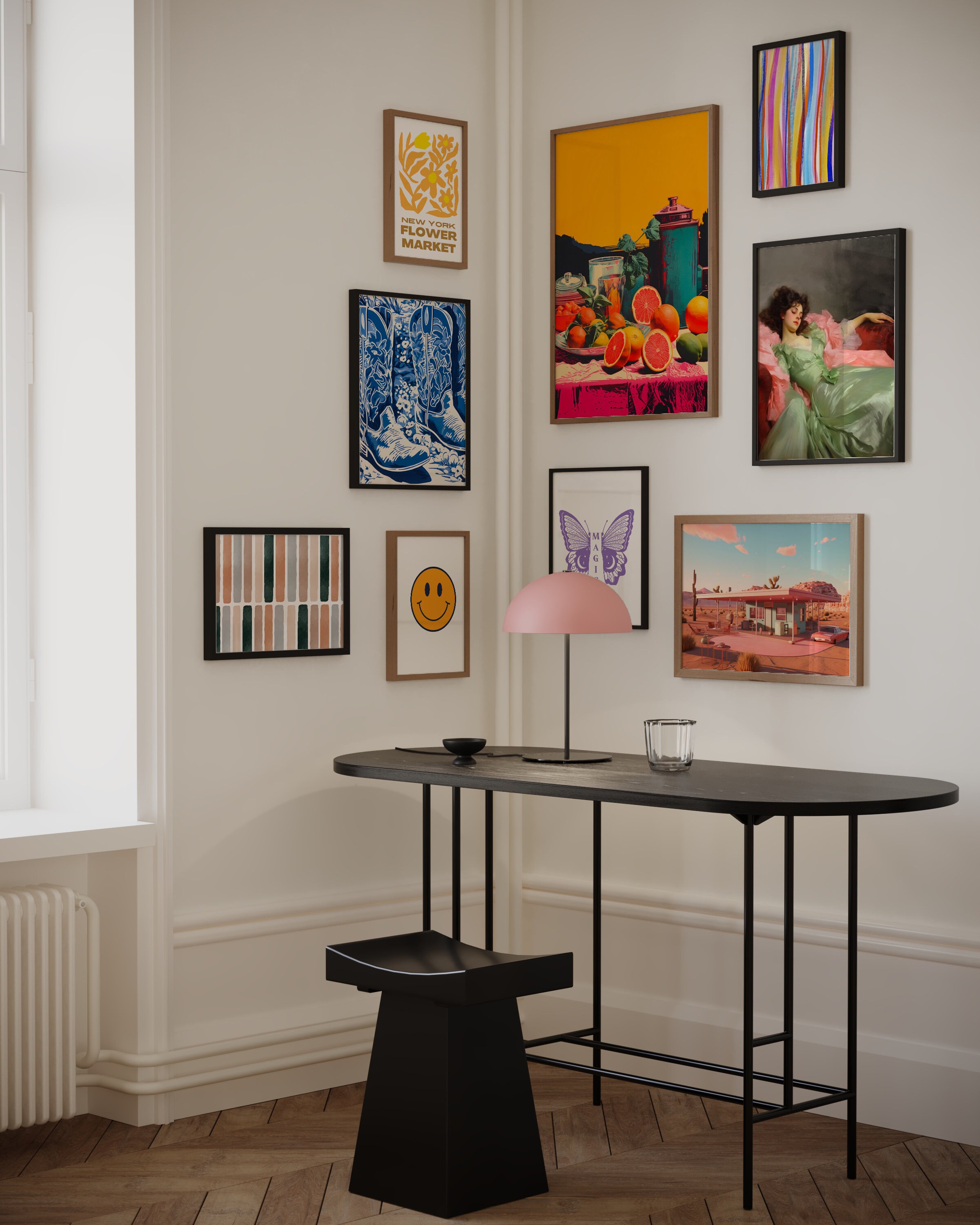 Big Bundle Wall Art Set, Eclectic and Maximalist Prints, Kitchen Decor ...