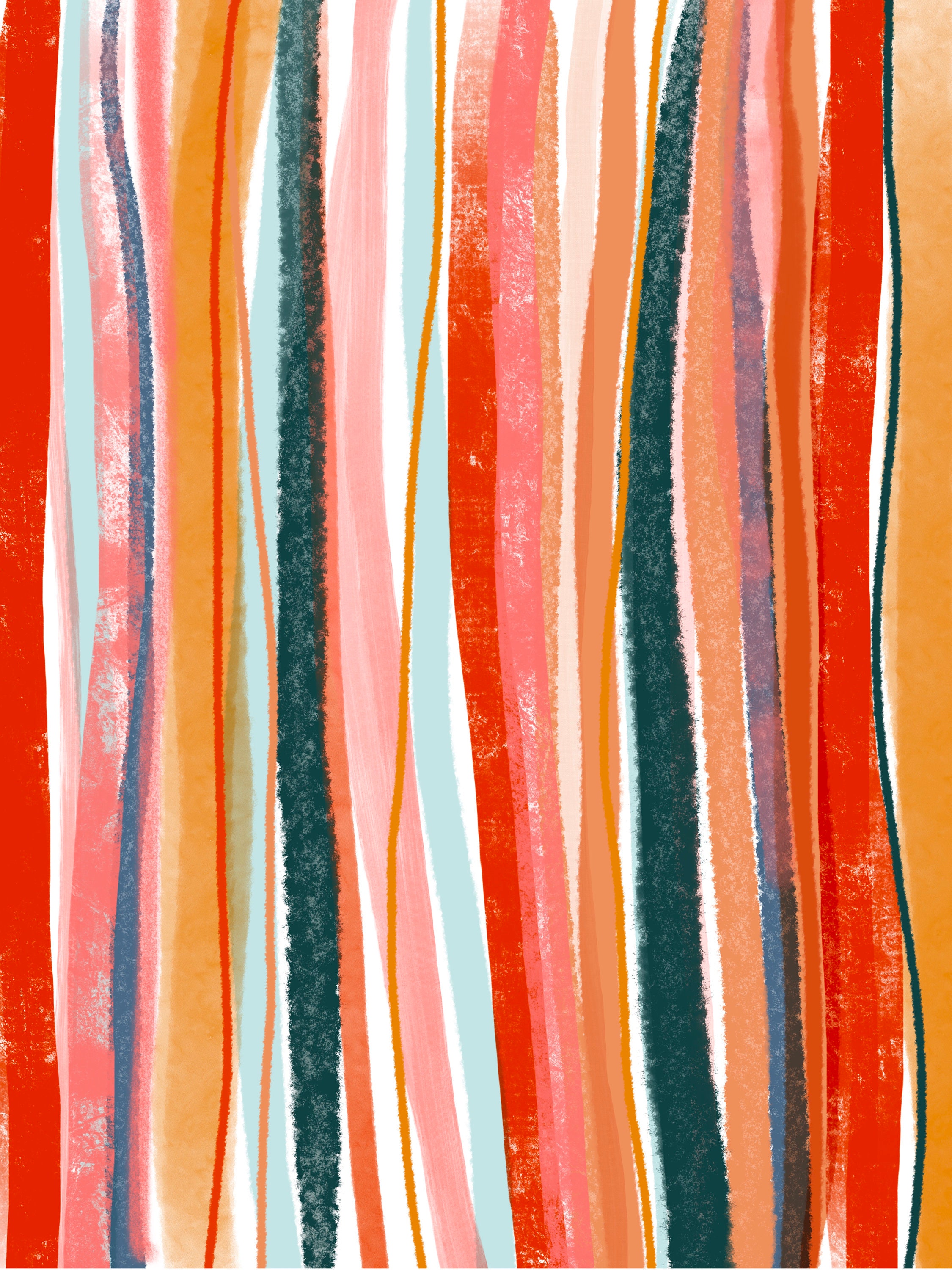 Set of 3 Digital Prints | Modern Colorful Wall Art | Abstract Printable ...