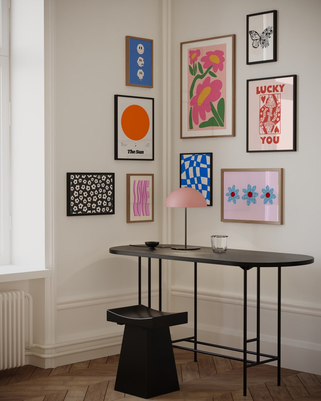 Maximalist Art Print, Set of Prints, Colorful Wall Art, Eclectic Wall ...