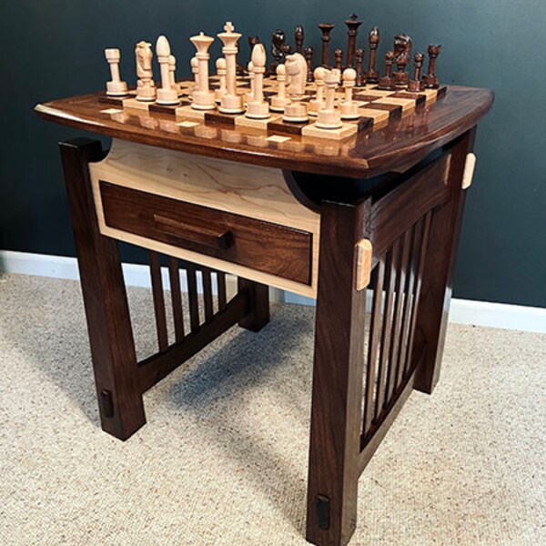 Chess Table - Etsy