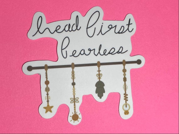 Head First Fearless Taylor Swift Sticker - Etsy