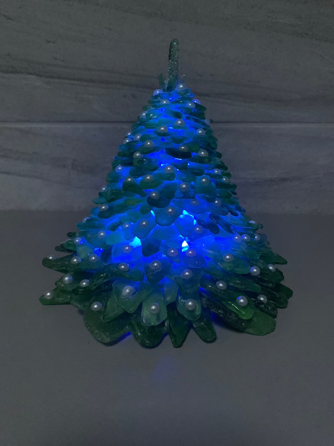 Original Beach Glass Christmas Tree - Lake Erie Beach Glass - Etsy