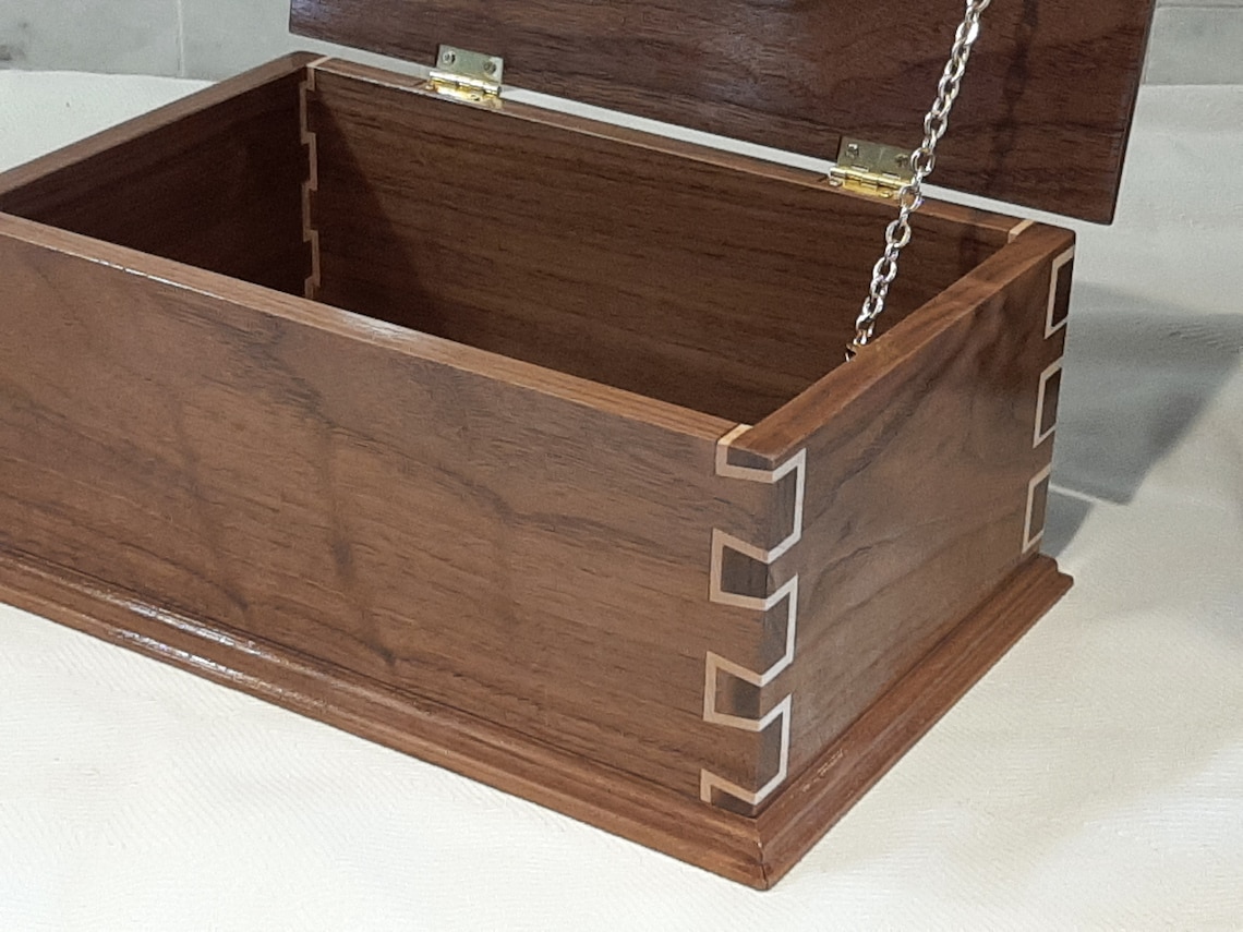 Inlay Box With Inlay Dovetails - Etsy