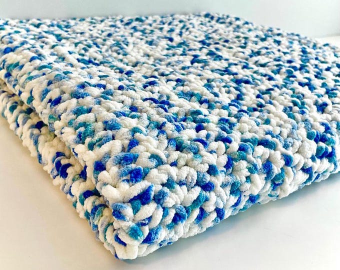 LARGE Chunky Handmade Soft and Cuddly Fleece Baby to Toddler Crocheted ...