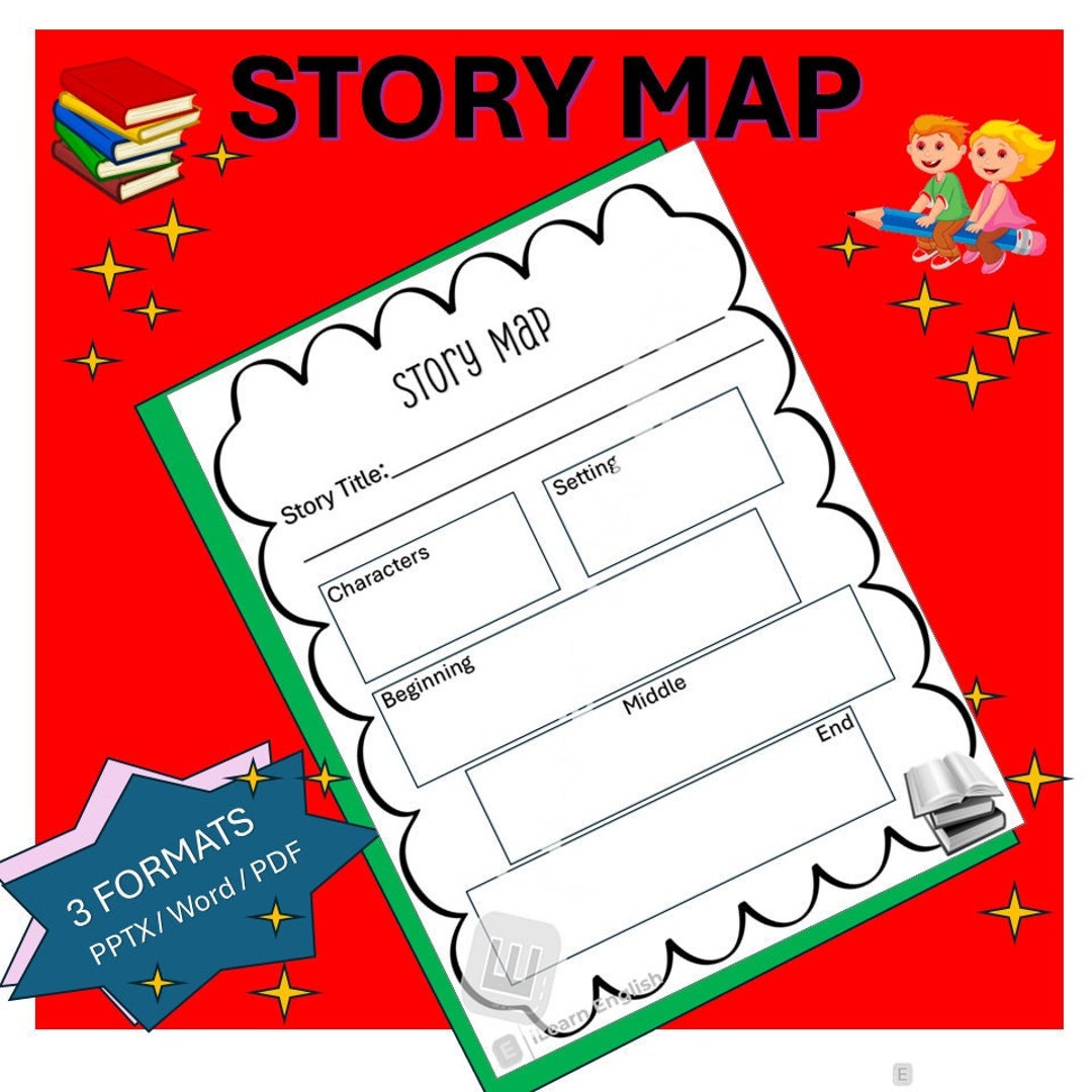 STORY MAP for Books and Short Stories - Etsy