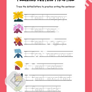 Writing Practice Worksheets / Grades 1-3 word, Powerpoint, PDF - Etsy