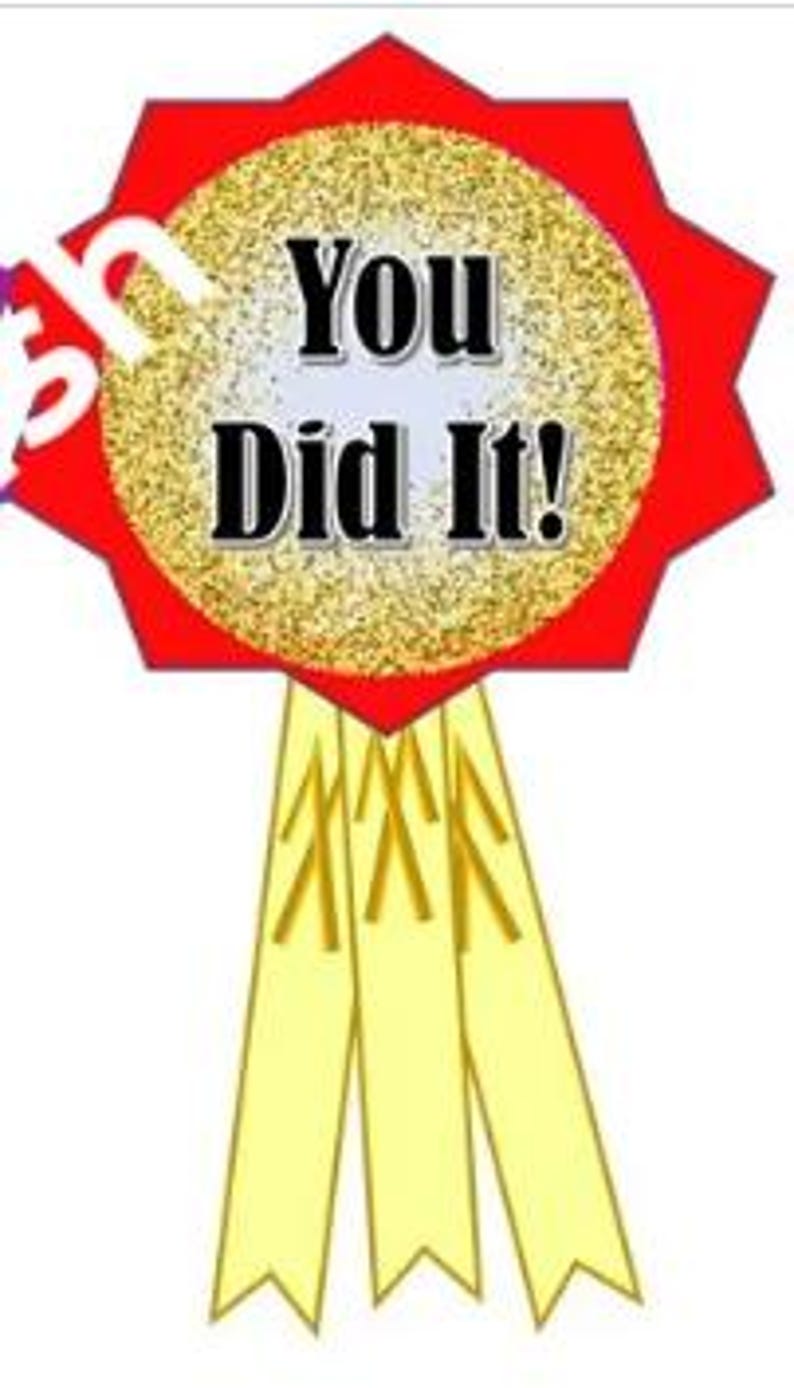 16 SUPER Motivation Award Ribbons PNG Files - Etsy