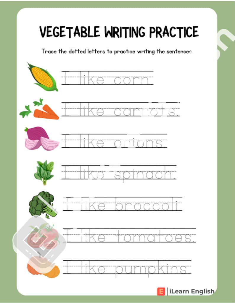 Writing Practice Worksheets / Grades 1-3 word, Powerpoint, PDF - Etsy