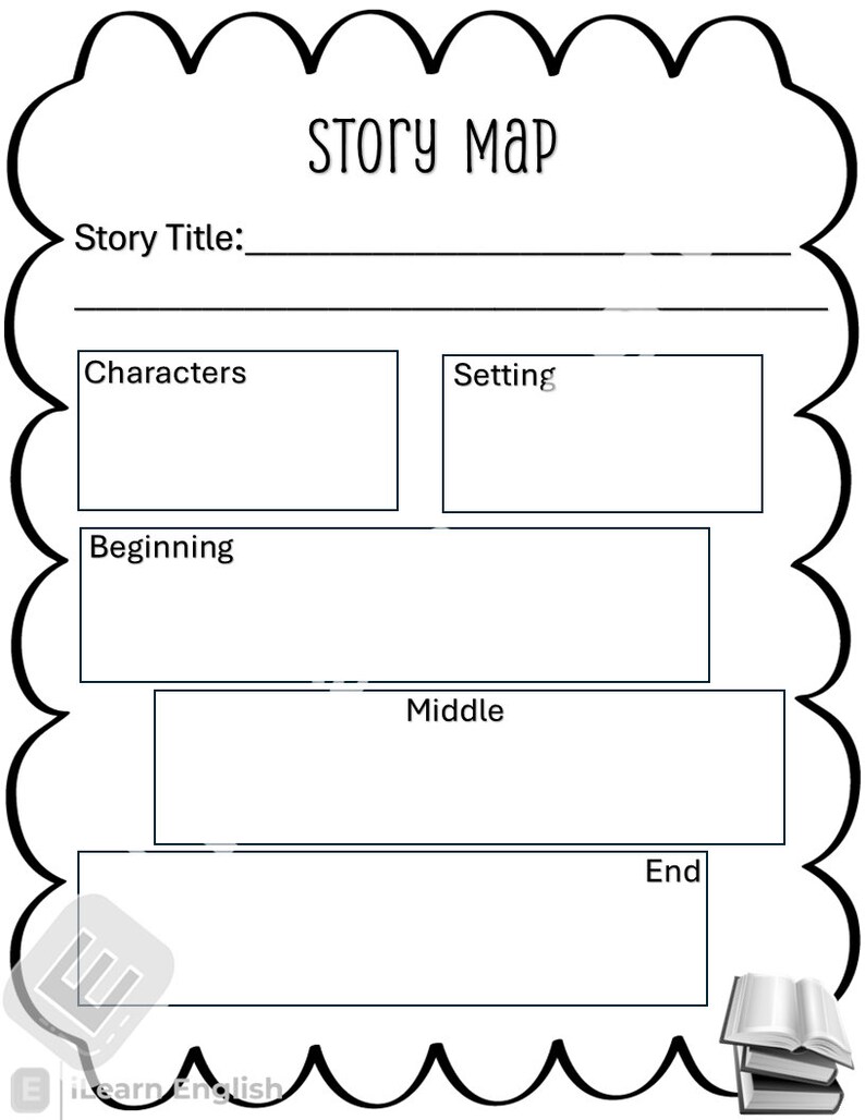 STORY MAP for Books and Short Stories - Etsy