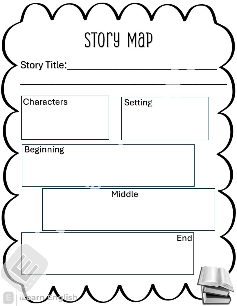 STORY MAP for Books and Short Stories - Etsy