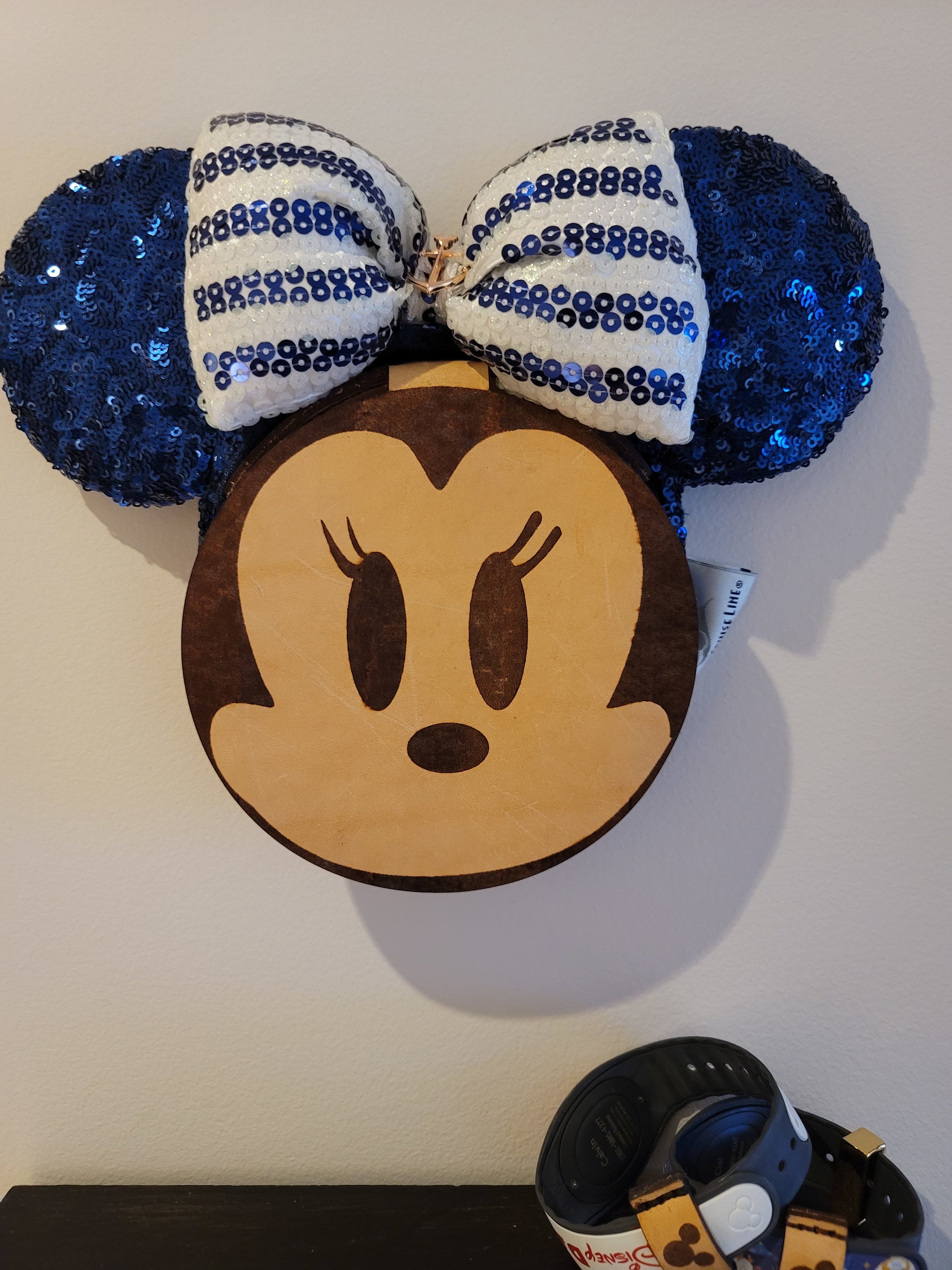 Leather Minnie Ears Display Disney Ears Handband Display - Etsy