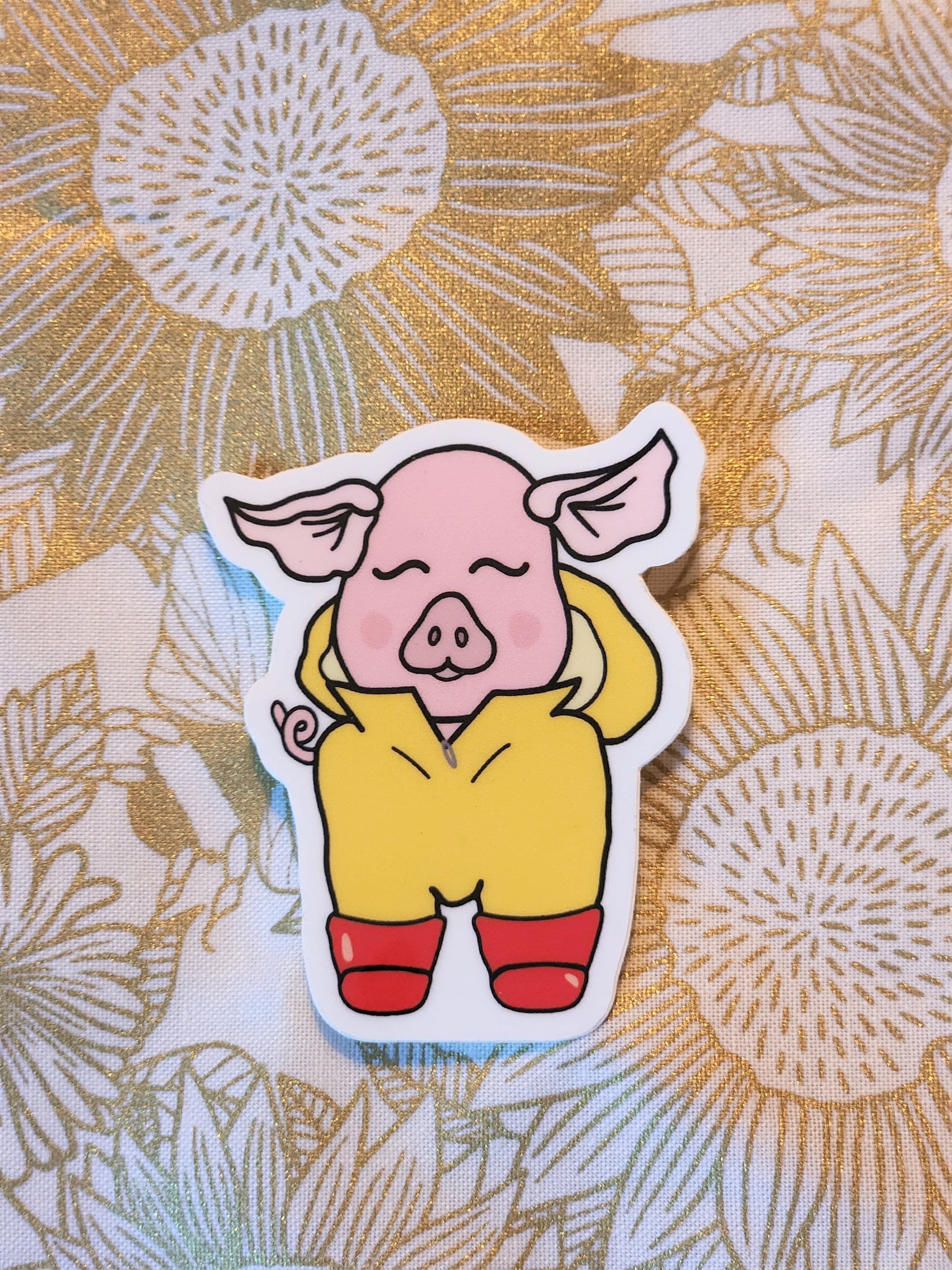 Pig In Raincoat