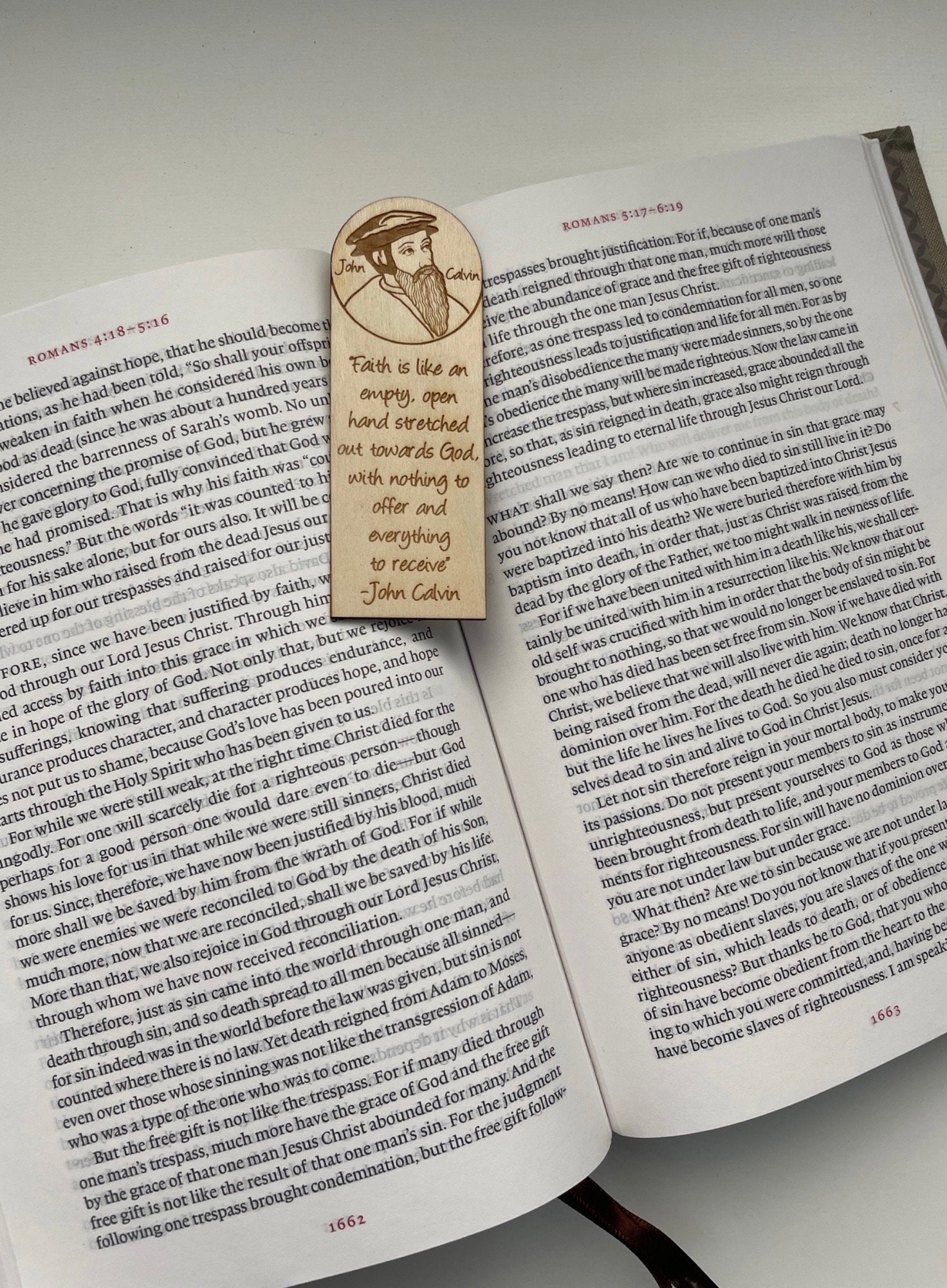 John Calvin Mini Bookmark, Reformed Theology, Reformer, Christian ...