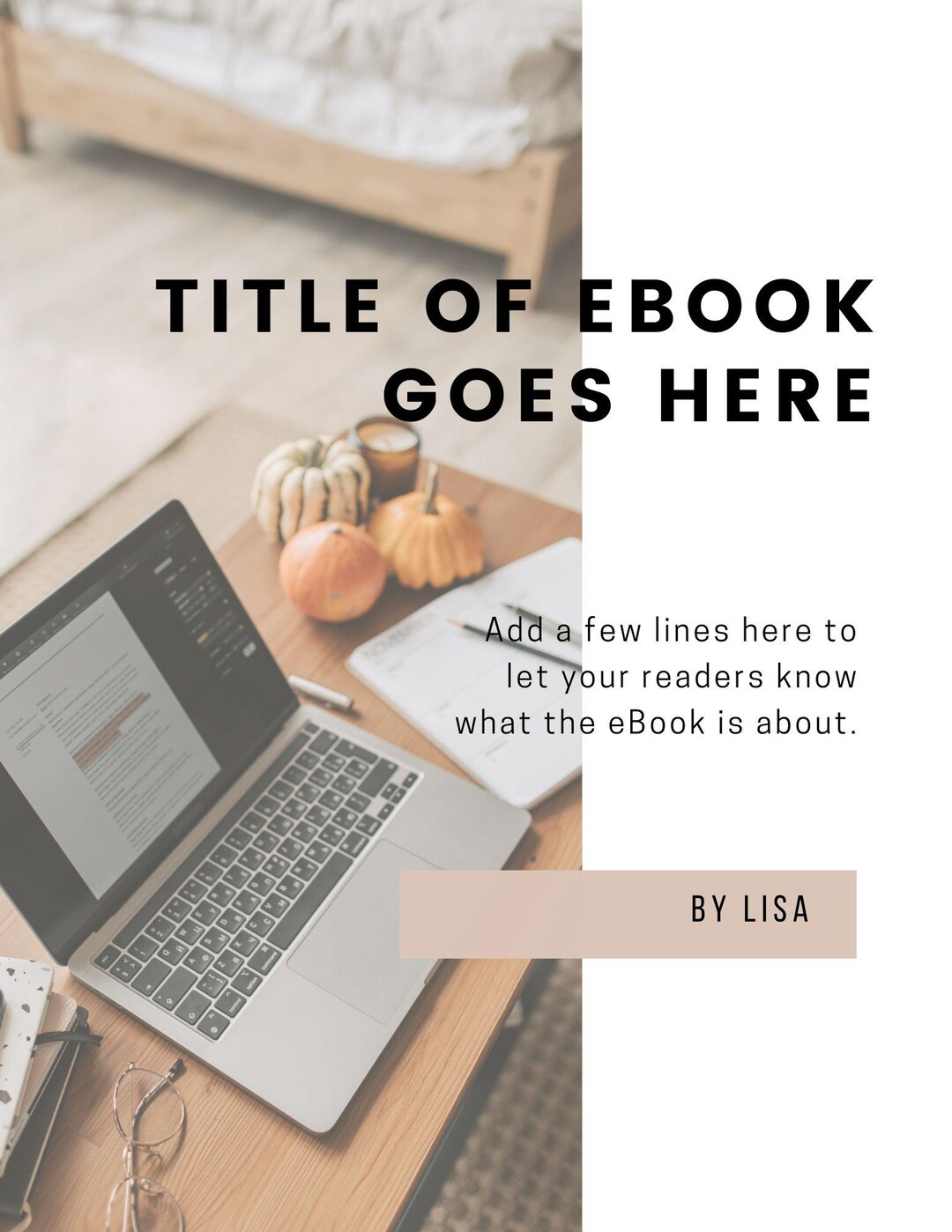 Canva Ebook Template | Editable Ebook Design | Digital Download | - Etsy