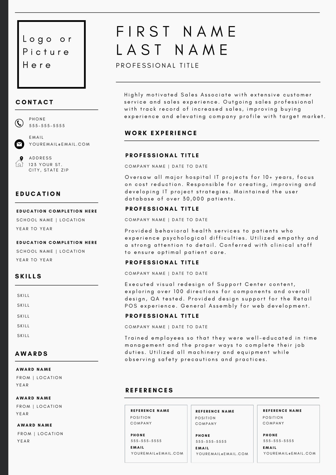 resume-template-resume-template-work-experience-job-application