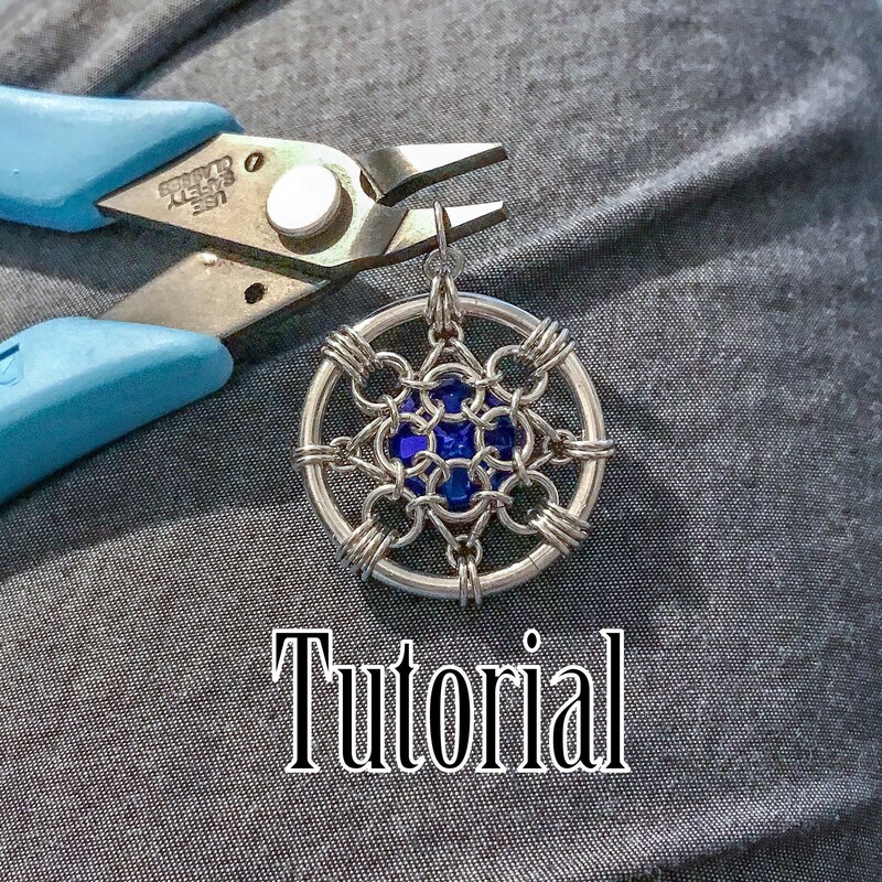 Chain Maille Pendant - Etsy