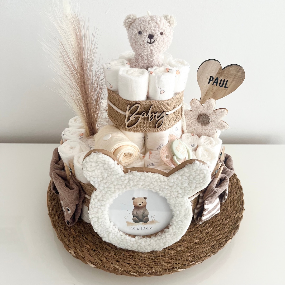 Windeltorte neutral, Windeltorte für Junge oder Mädchen, Windeltorte ...