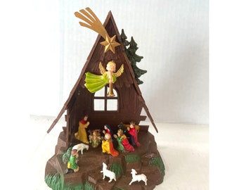 Plastic Nativity Scene | Etsy