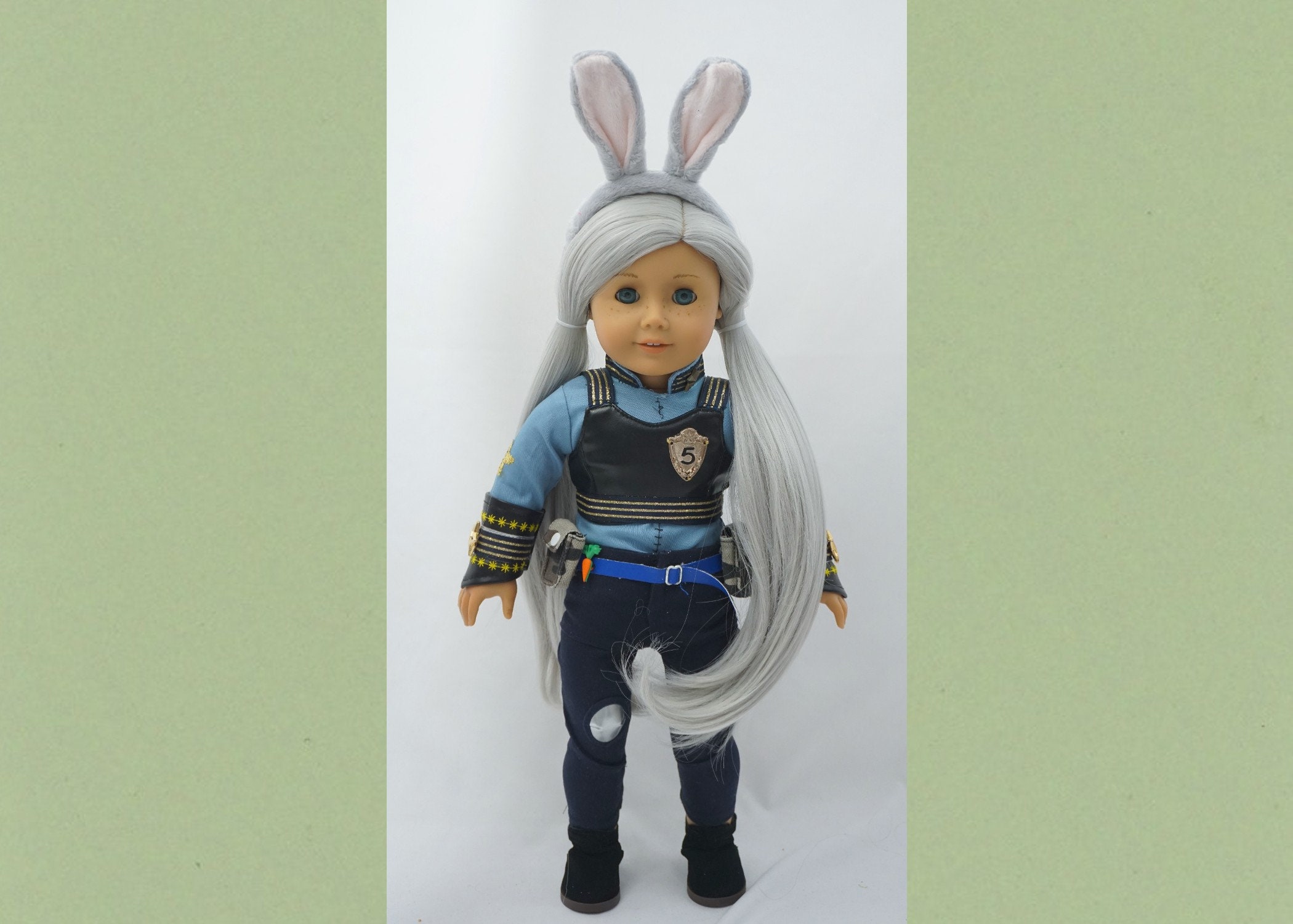 Judy Hopps From Zootopia Cop Outfit Fits American Girl and - Etsy