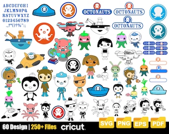 Octonauts pattern - Etsy Nederland