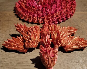 3d Printed Fire Sprite - Etsy