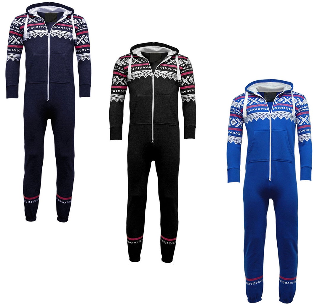 Unisex Adults Aztec Onesie Mens Womens All in One Jumpsuit Casual ...