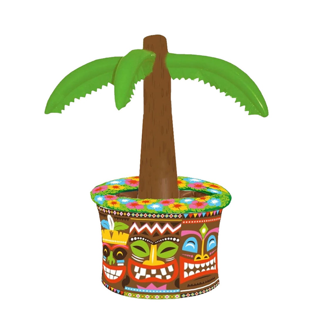 Inflatable Palm Tree 66cm Beach Pool Party Theme Party Drinks Cooler ...