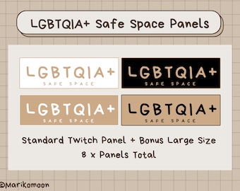 Twitch Panels Safe Space - Etsy