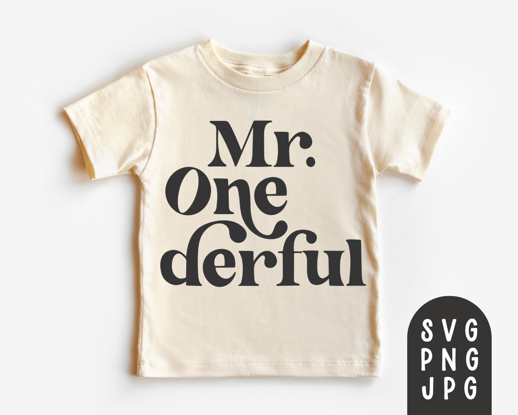 Mr One Derful Svg First Birthday Shirt Svg Toddler Birthday - Etsy