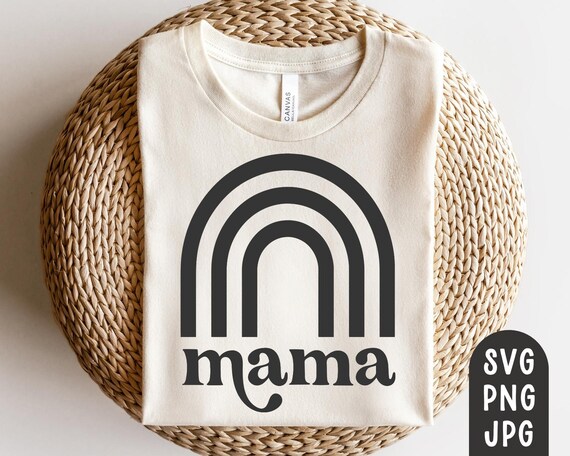 Mama Rainbow Svg Mama Svg Mom Svg Momlife Svg SVG Files - Etsy
