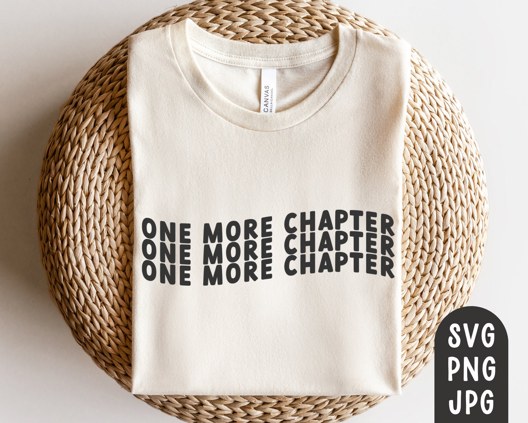 One More Chapter Svg Reading Svg Book Lover Svg Books Svg | Etsy